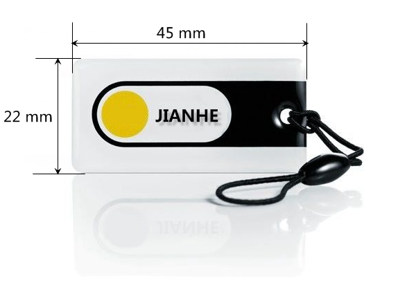13.56 MHz ISO14443A F08 Epoxy Tags For Access Control Crystal