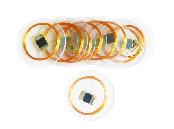 Transparent PVC Coin RFID Disc Tag For Identification